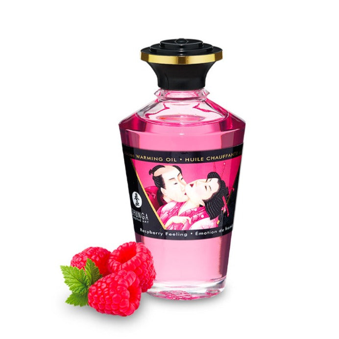 Shunga Intimate Kisses Edible Aphrodisiac Raspberry Feeling Warming Oi ...