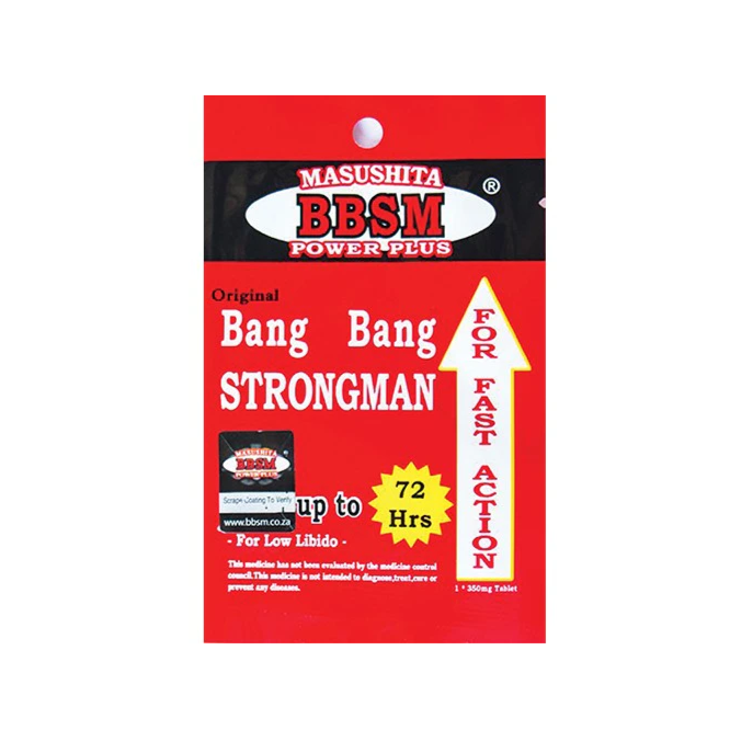 BBSM Bang Bang Strong Man Male Erection Booster (1's) – Play With Me